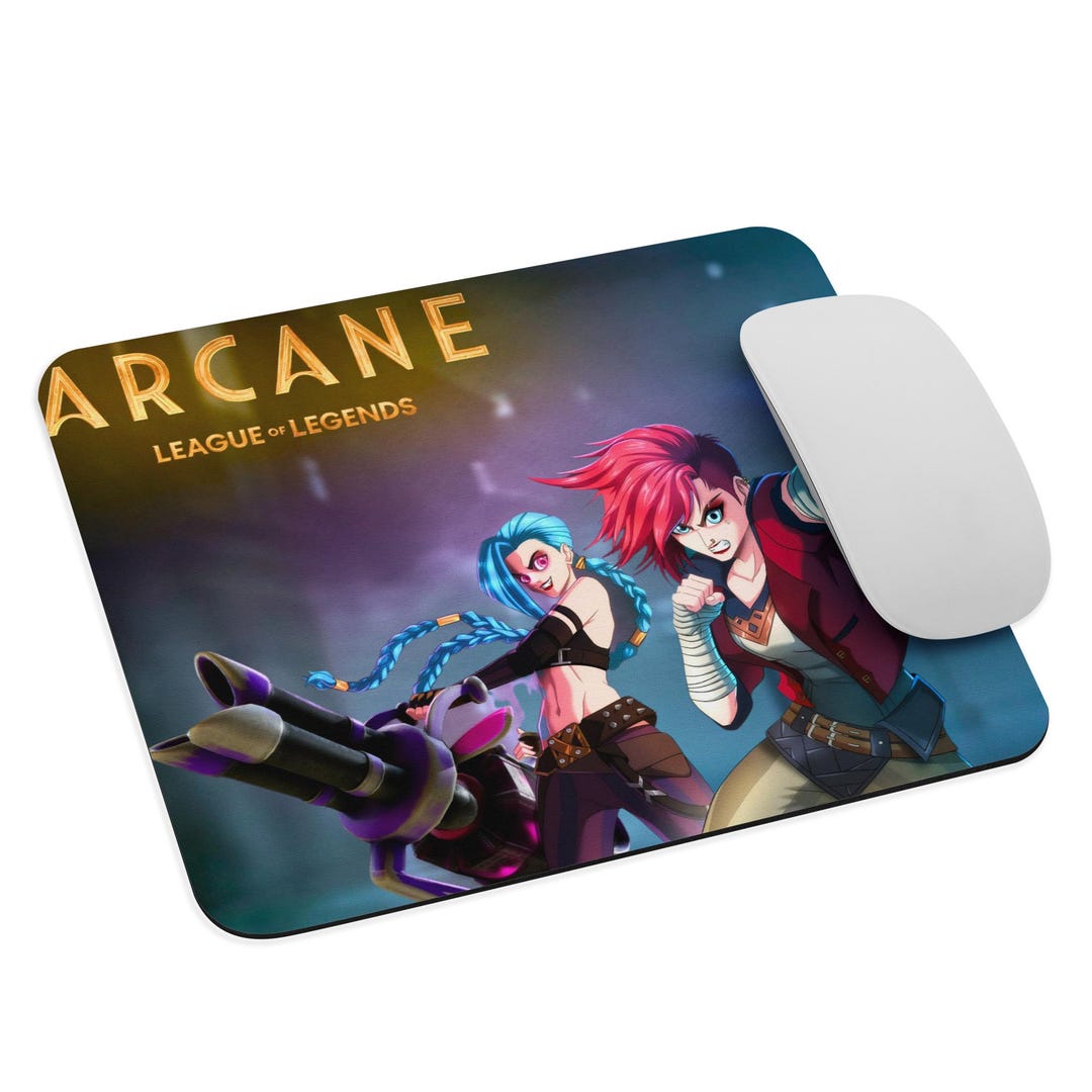 Arcane -league of Legends - Mouse Pad NEW 9.5" X 7.75" Non Slip Gaming ...