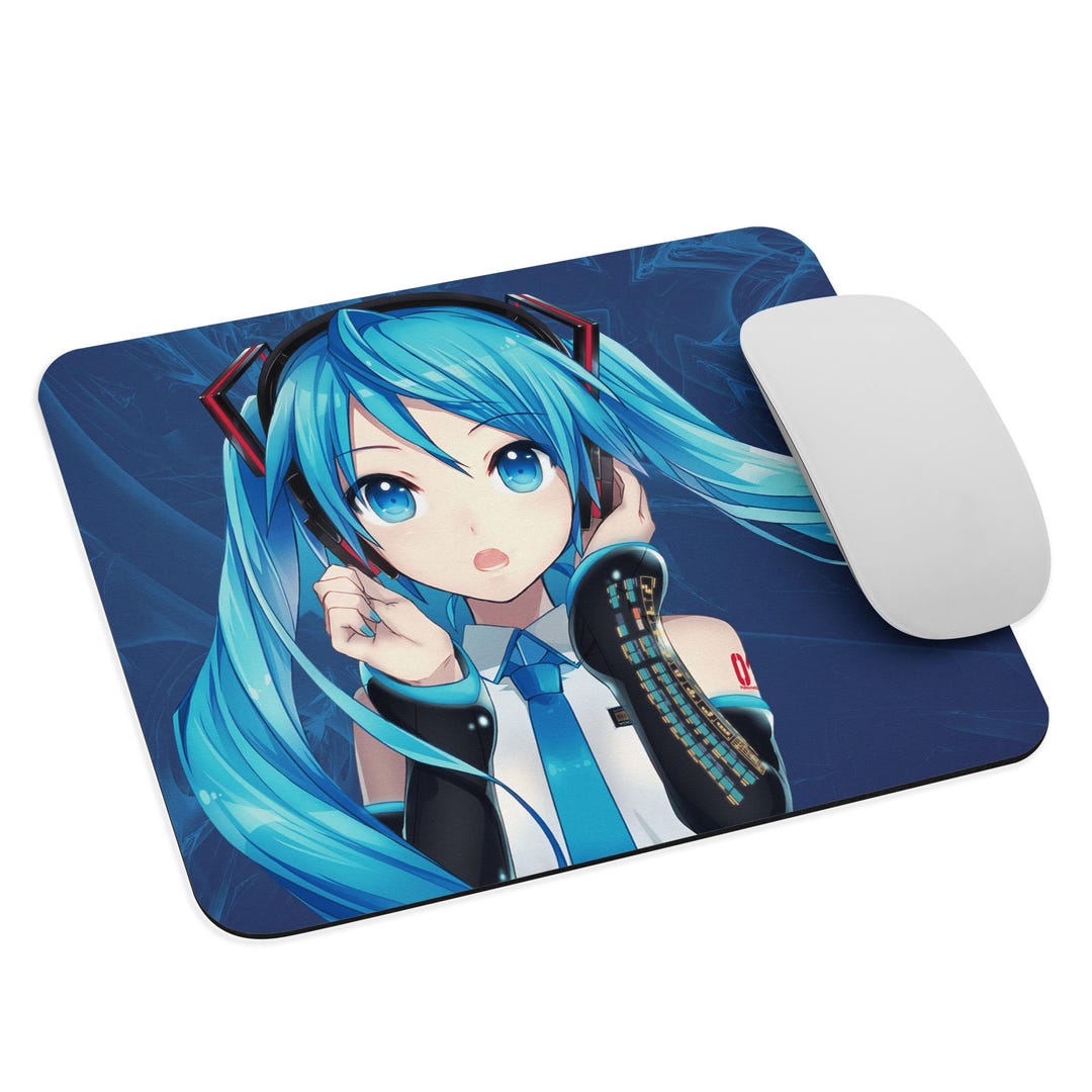 Hatsune Miku Vocaloid - Mouse Pad NEW 9.5" X 7.75" Non Slip Gaming ...