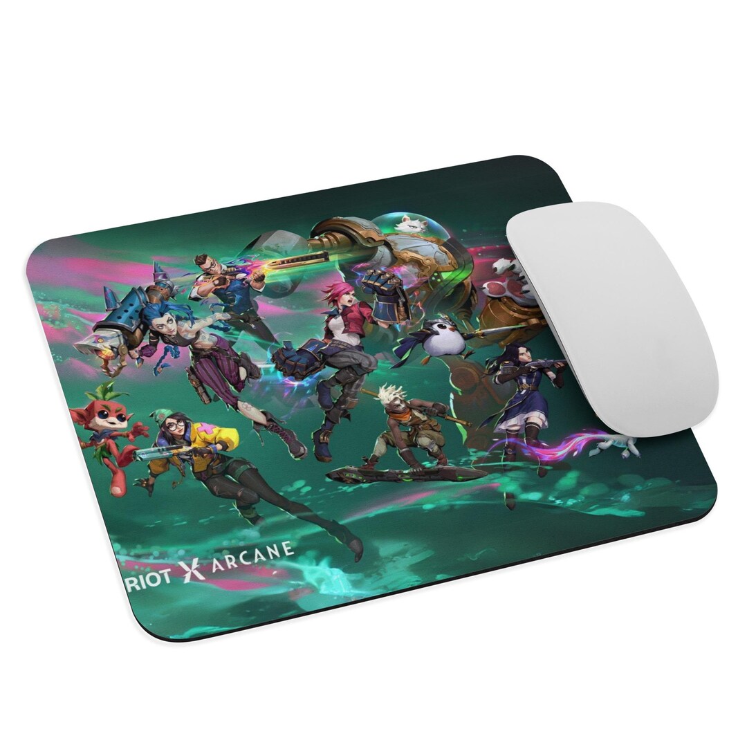 Arcane -league of Legends - Mouse Pad NEW 9.5" X 7.75" Non Slip Gaming ...