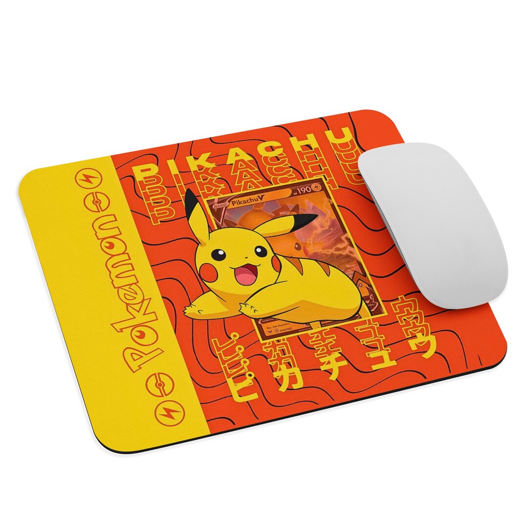 Pikachu Pokémon ピカチュウ - Mouse Pad NEW 9.5" X 7.75" Non Slip Gaming ...