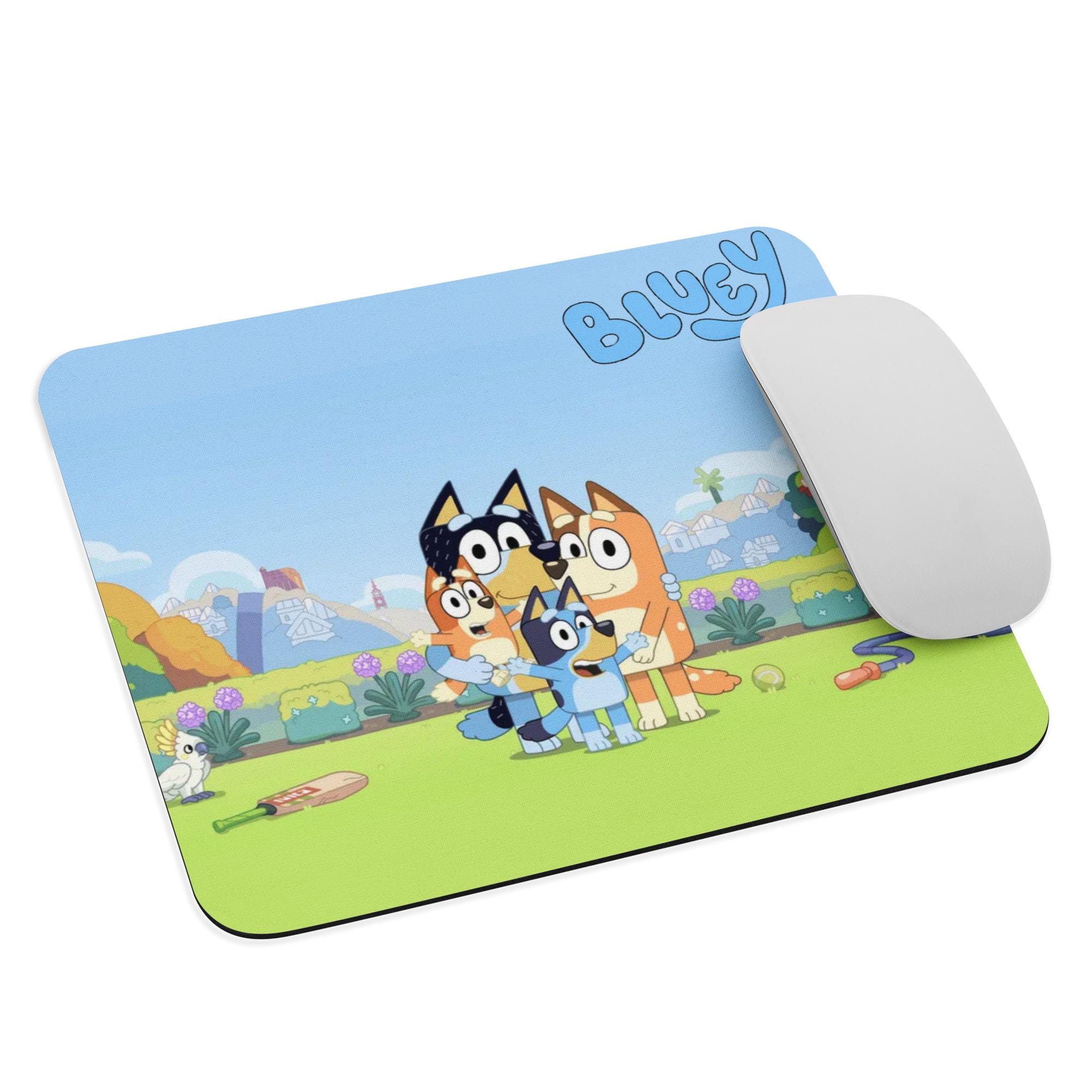Bluey Mouse Pad NEW 9.5 X 7.75 Non Slip Gaming Laptop / Great Gift ...