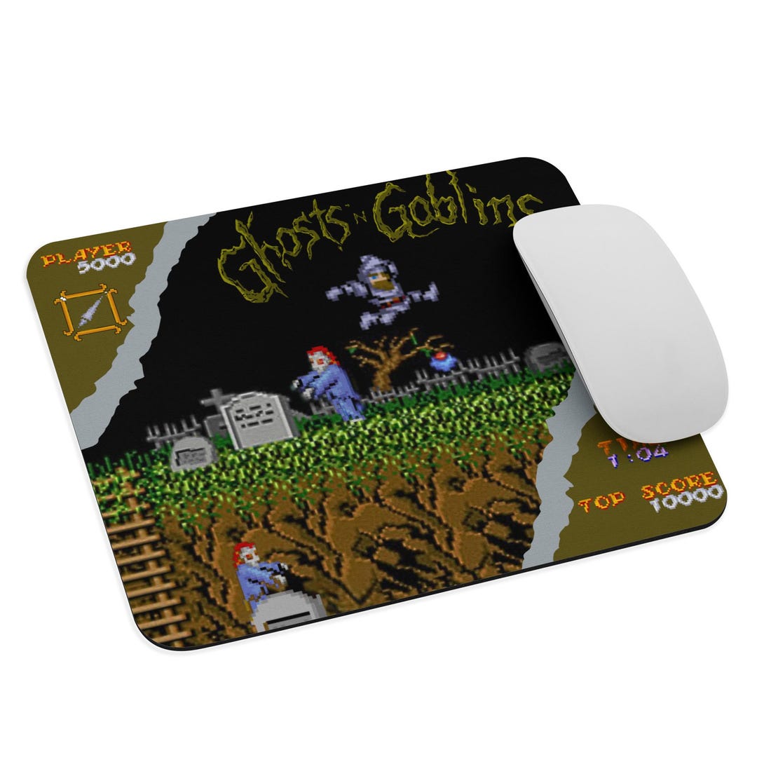 GHOSTSN GOBLINS capcom 1985 Mouse Pad New 9.5 X 7.75 Non Slip / Best ...