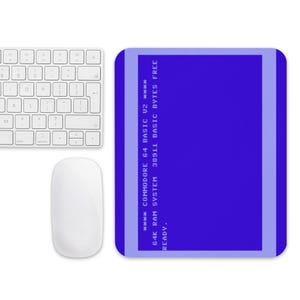 Unique Mouse Pad - Commodore C64 Blue Screen With "ready" Text -mouse ...