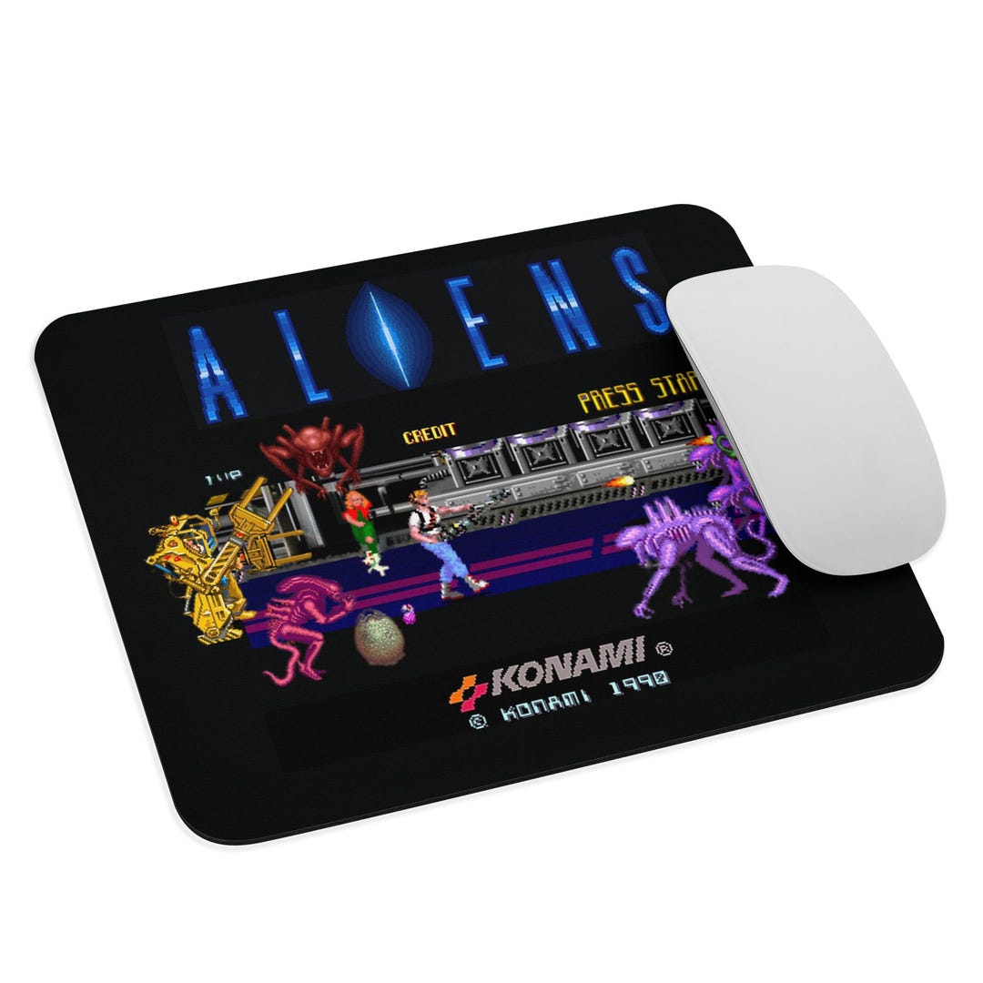 ALIENS Konami – 1990 Mouse Pad New 9.5" X 7.75" Non Slip / Best Gift ...