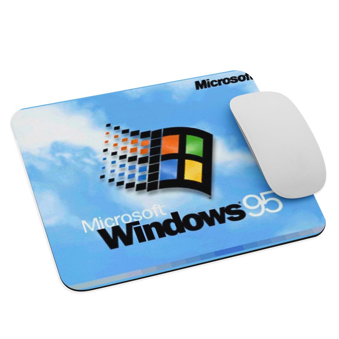 Windows 95 - Microsoft Mouse Pad NEW 9.5" X 7.75" Non Slip Gaming Laptop PC - Etsy