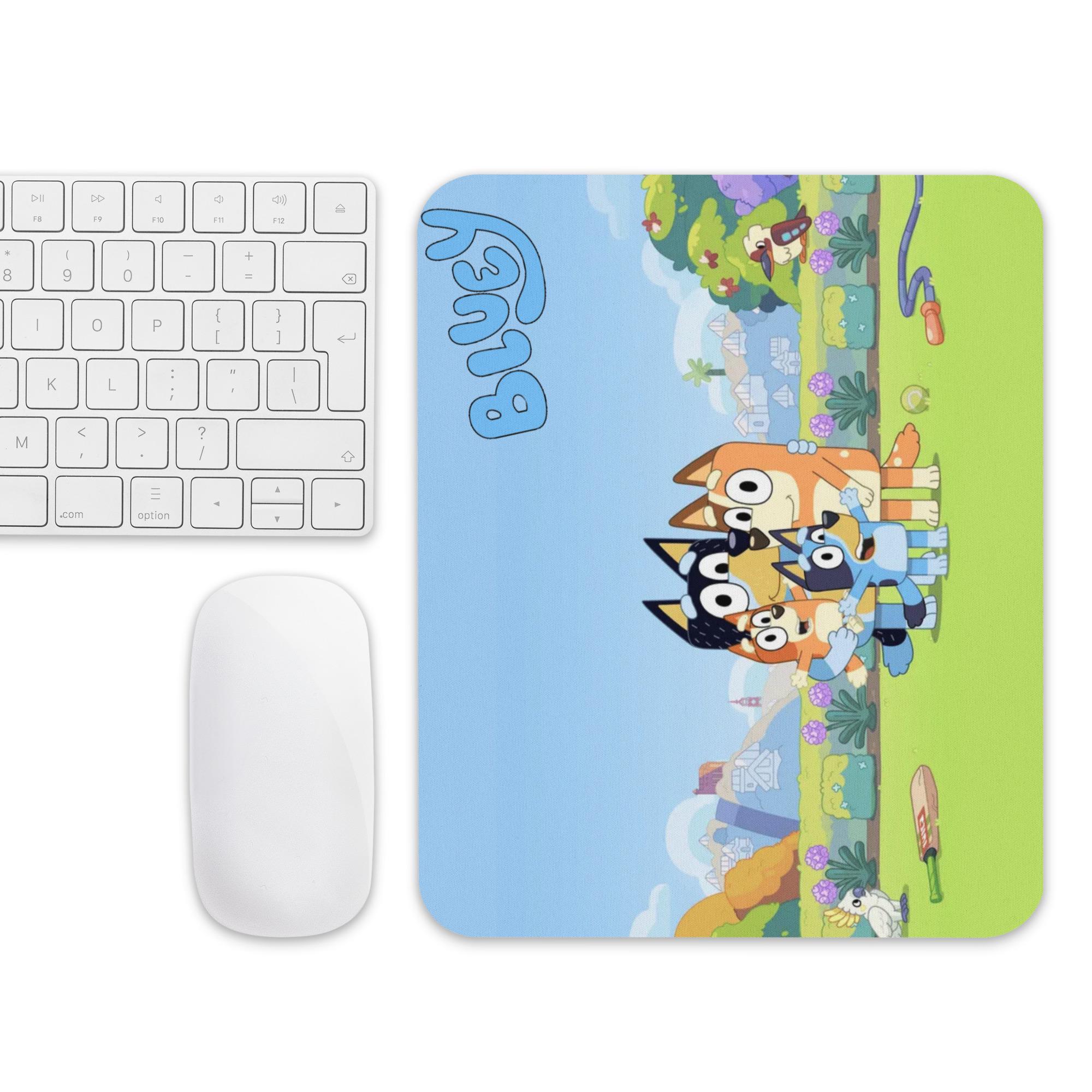 Bluey Mouse Pad NEW 9.5 X 7.75 Non Slip Gaming Laptop / Great Gift ...