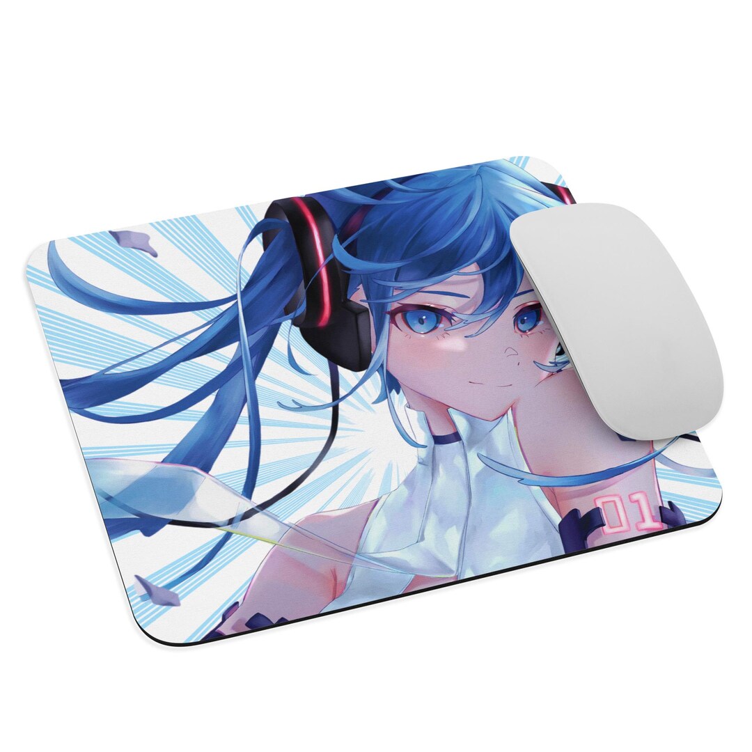 Hatsune Miku Vocaloid - Mouse Pad NEW 9.5" X 7.75" Non Slip Gaming ...