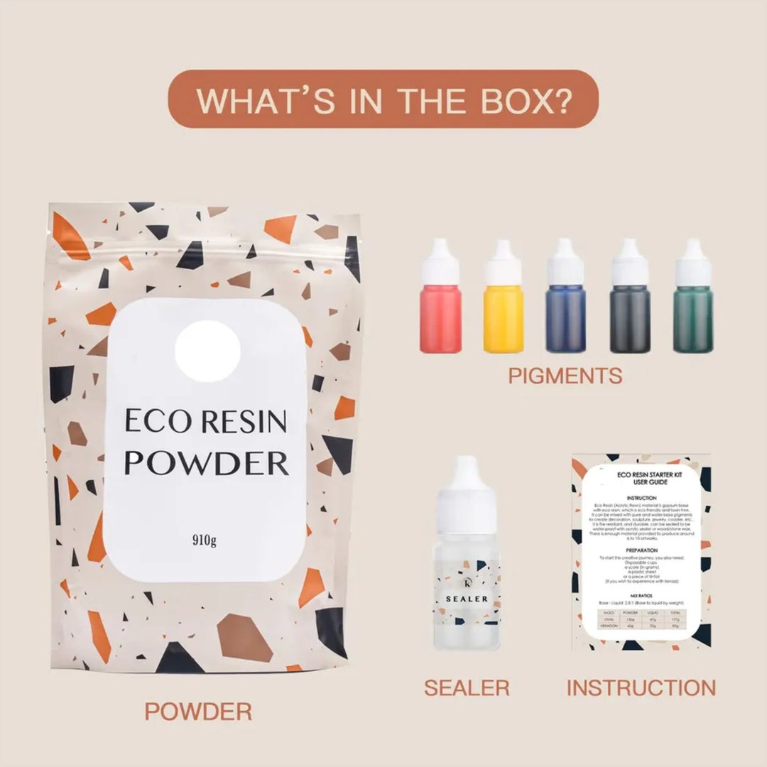 Jesmonite Kit for Beginners Terrazzo Tray Resin Kit - Etsy