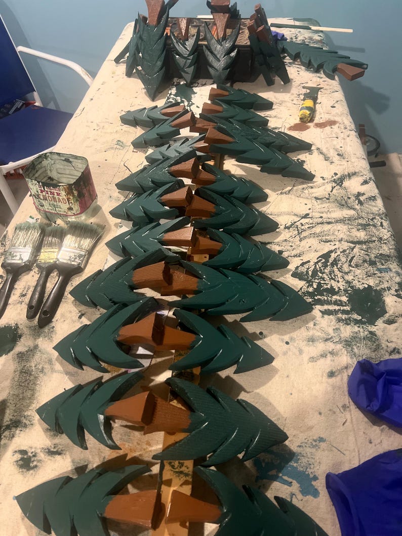 Decorative Wooden Pine Tree - Small, Medium, Large and Sets - Etsy