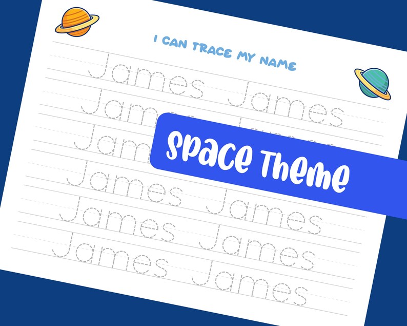 Custom Name Tracing Sheets – Letter Tracing, Handwriting Practice for ...