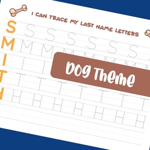 Name Tracing Worksheets for Pre-k & Kindergarten, Custom Name Writing ...