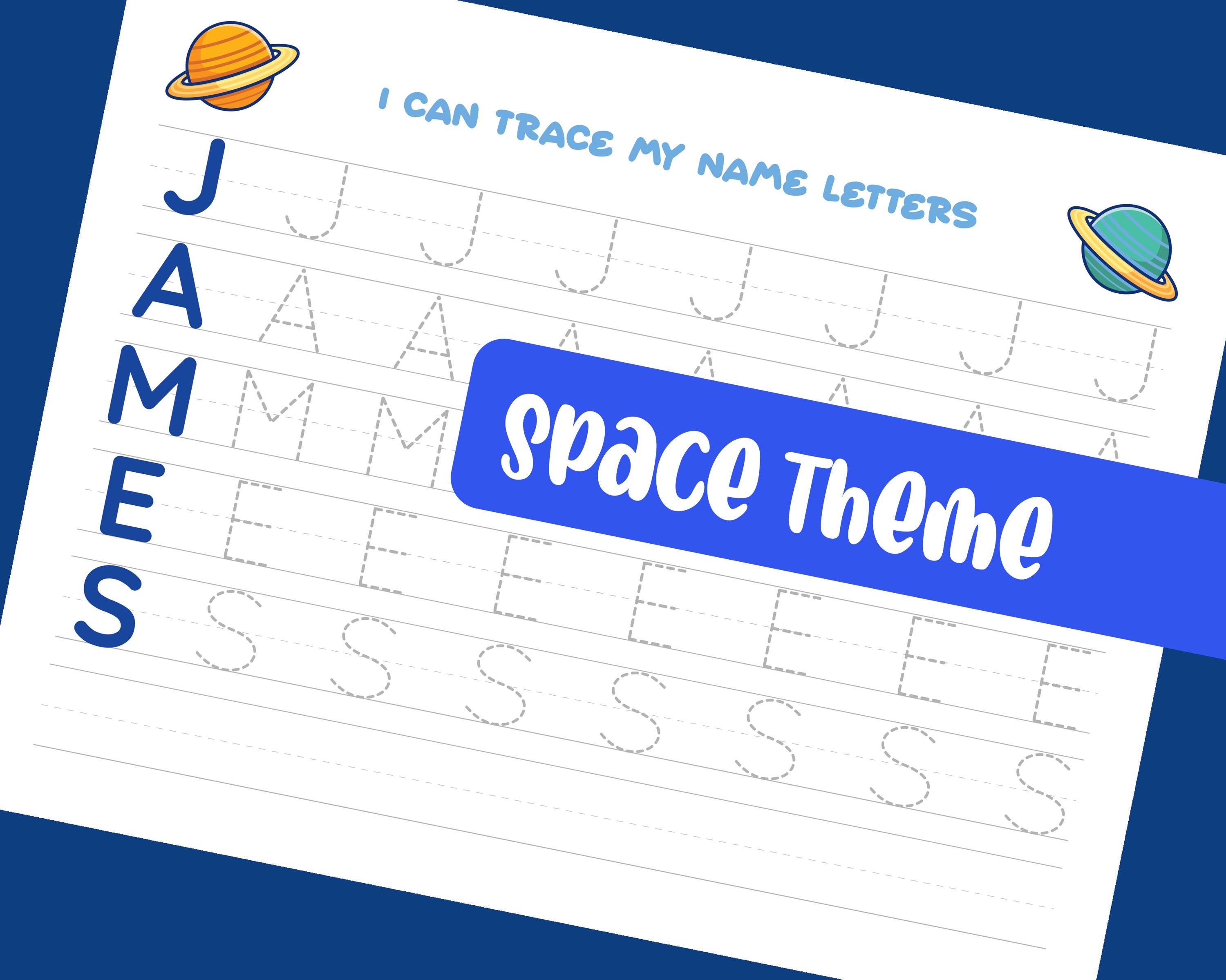 Custom Name Tracing Sheets – Letter Tracing, Handwriting Practice for ...