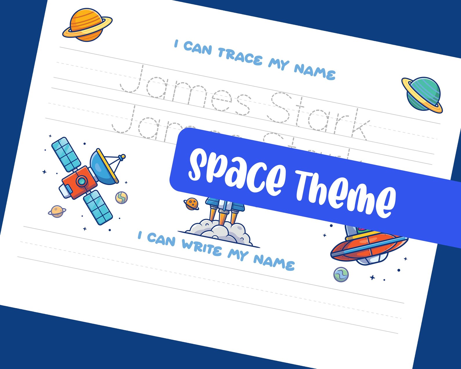 Custom Name Tracing Sheets – Letter Tracing, Handwriting Practice for ...