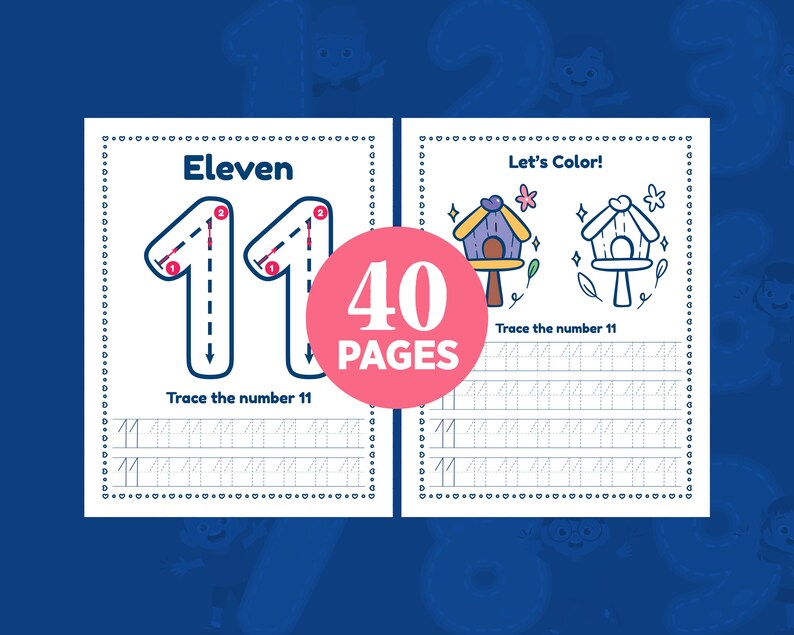 Number Tracing Worksheet - 0 to 20 Learning Numbers for Kindergarten ...