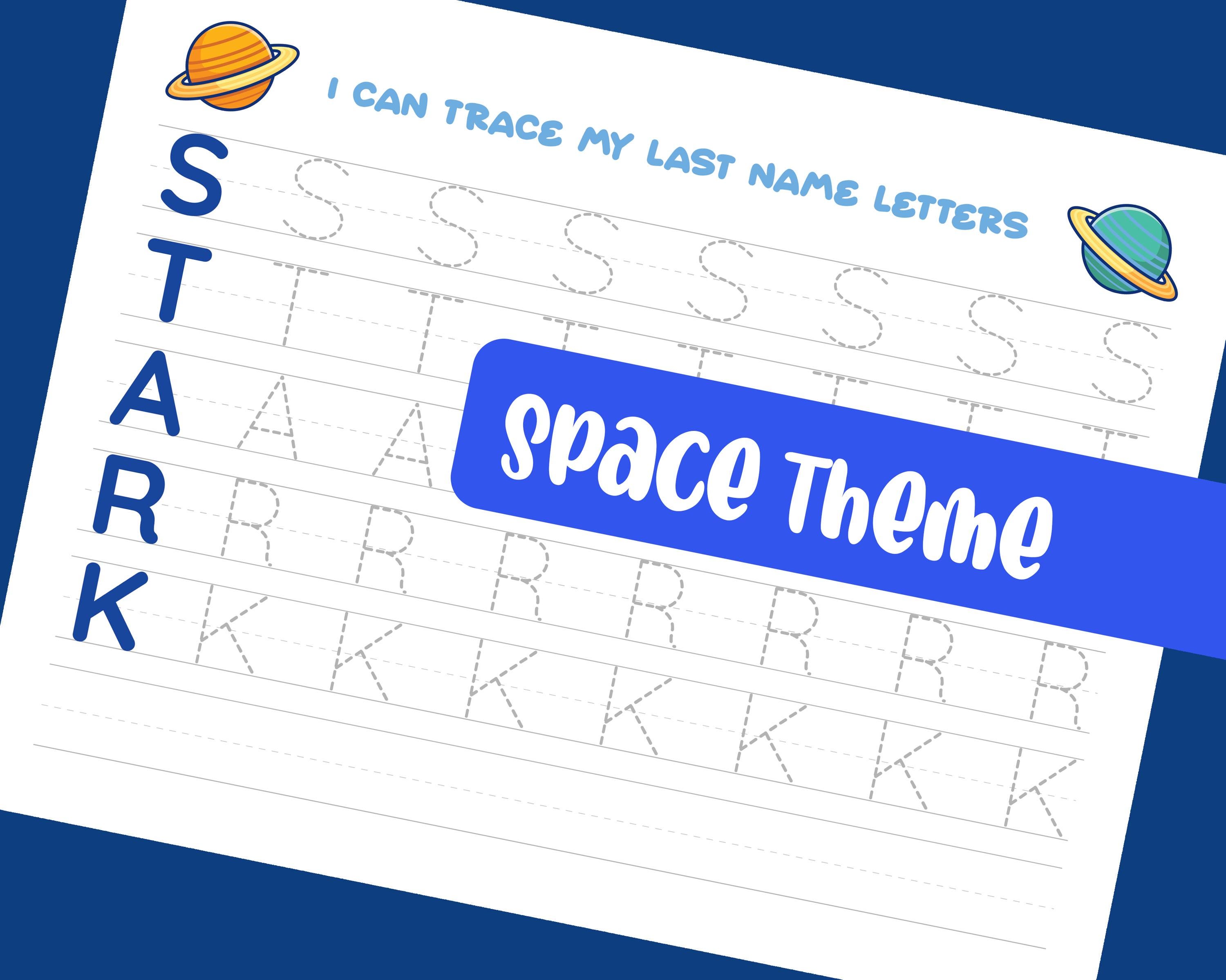 Custom Name Tracing Sheets – Letter Tracing, Handwriting Practice for ...