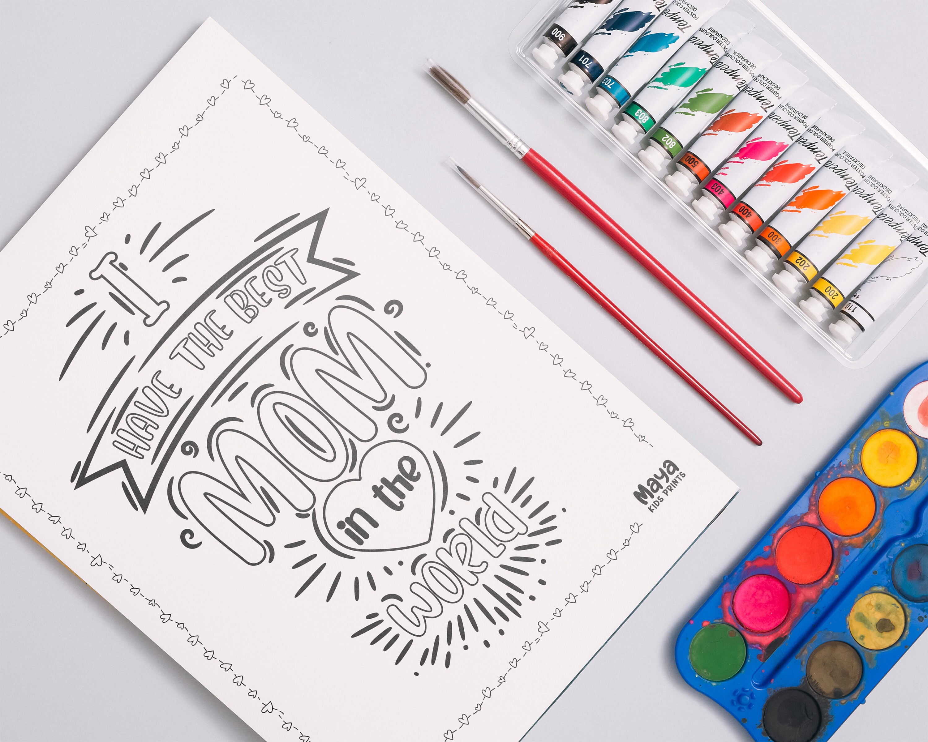 Mother's Day Coloring Pages All About My Mom Book, 15 Printable Cute ...