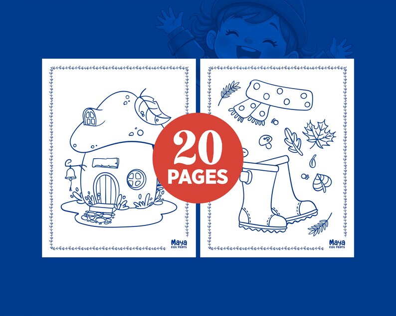 Autumn Coloring Pages for Kids - Fall Coloring Sheets for Preschool ...