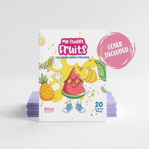 Printable Coloring Book Pages for Kids | Kids Coloring Pages | Fruit ...