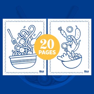 Printable Coloring Book Pages for Kids | Food-themed, Easy to Color ...