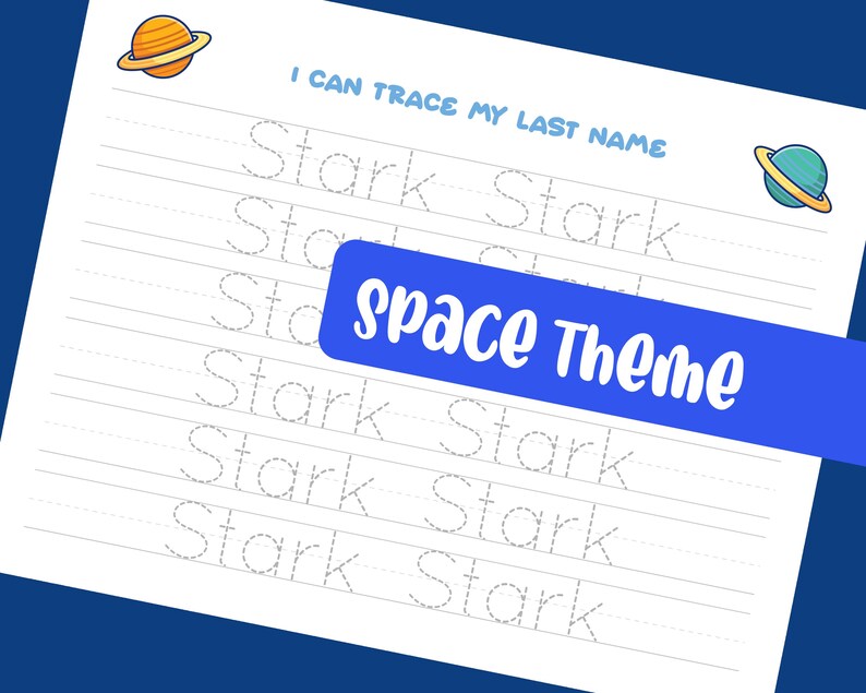 Custom Name Tracing Sheets – Letter Tracing, Handwriting Practice for ...
