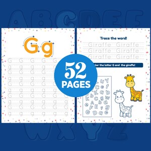 Alphabet Tracing Worksheets for Preschool and Kindergarten – Letter ...