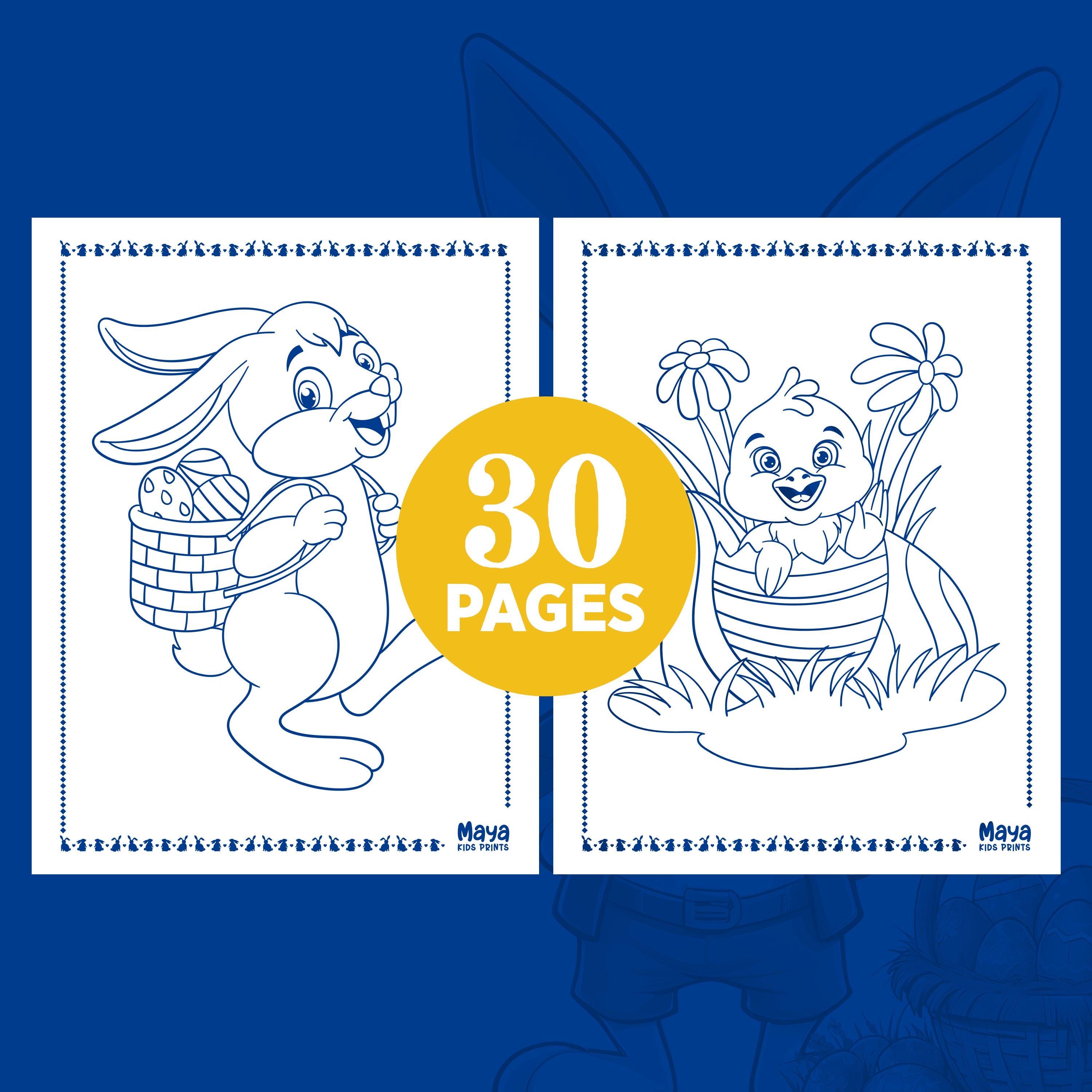 Easter Coloring Book Pages for Kids - Printable, Fun & Educational ...