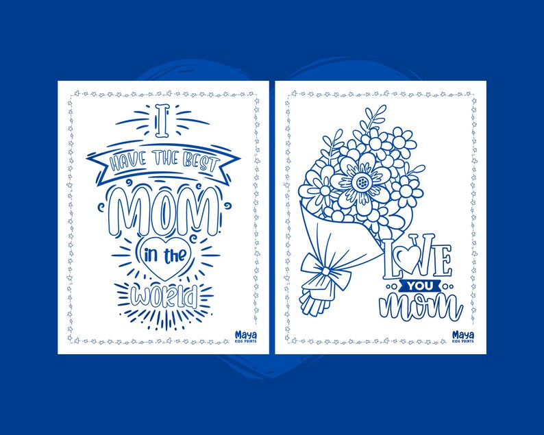 Mother's Day Coloring Pages | All About My Mom Book, 15 Printable Cute ...