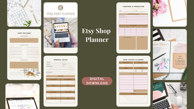 Online Shop Planner - Etsy