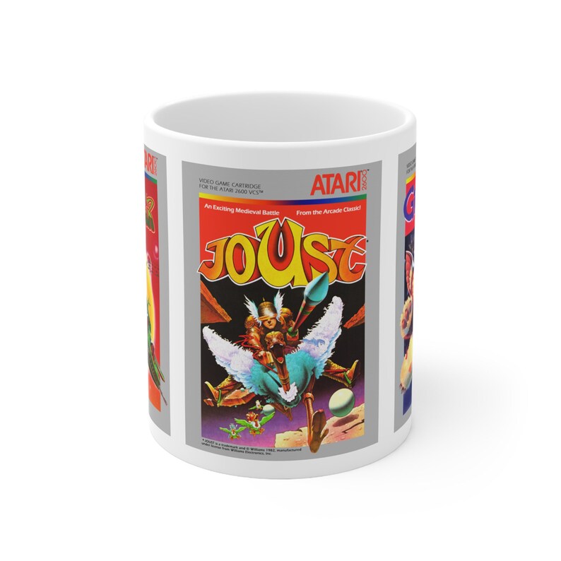Retro Mug Atari 2600 Retrogaming V2 Gremlins, Galaxian, Joust 11 Oz Mug ...