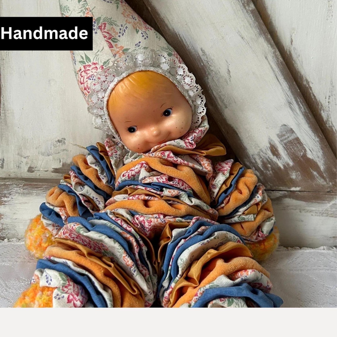 Handmade Children’s Yo-yo Clown Doll Toy Ragdoll Unique Gift Idea for ...