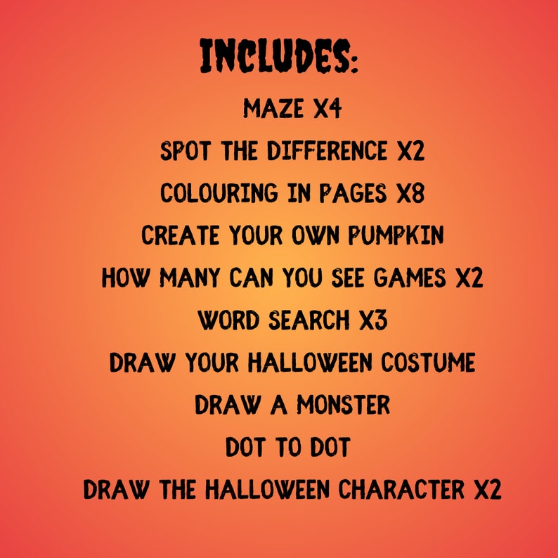 25 Printable Halloween Activities, Halloween Word Search, Halloween ...