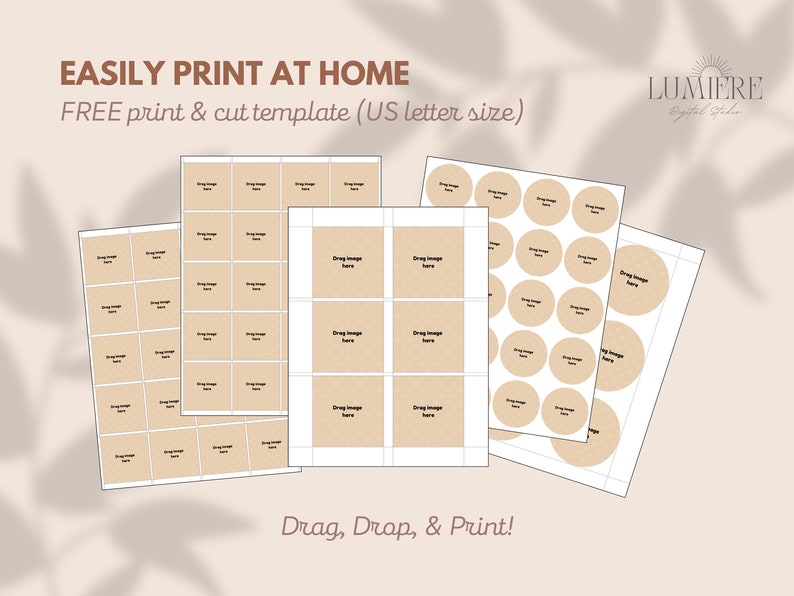 Minimal Candle Warning Label Template, Editable Candle Burning Label ...