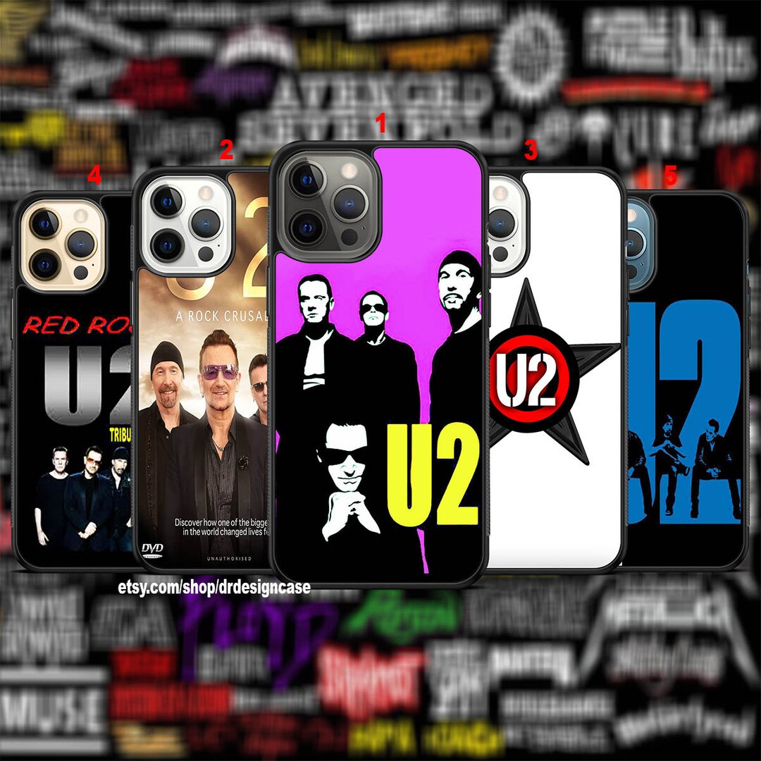 Luxury Case U2 iPhone 15 Pro Max U2 iPhone 14 Pro 13 12 11 - Etsy