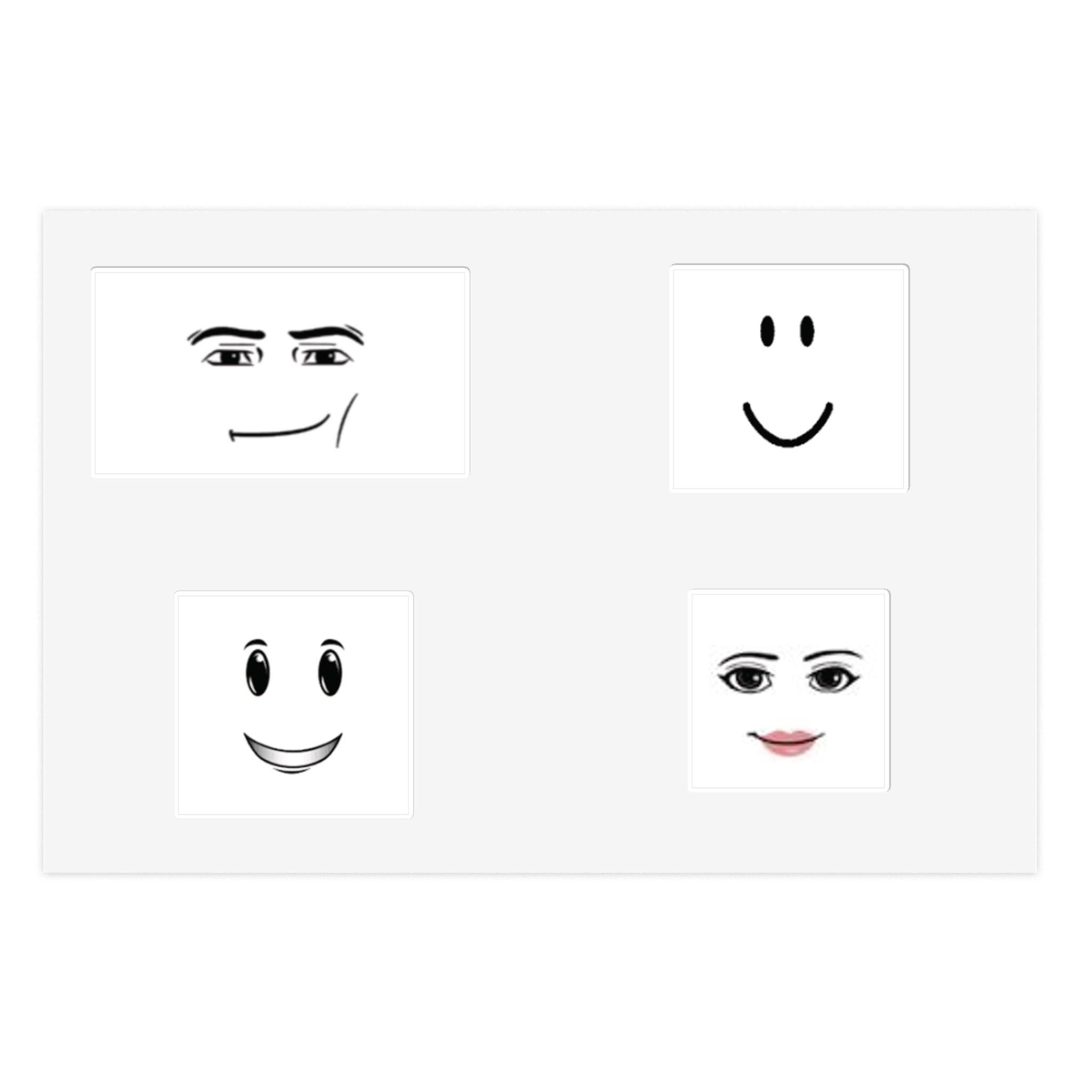 Roblox Faces Sticker Sheet - Etsy