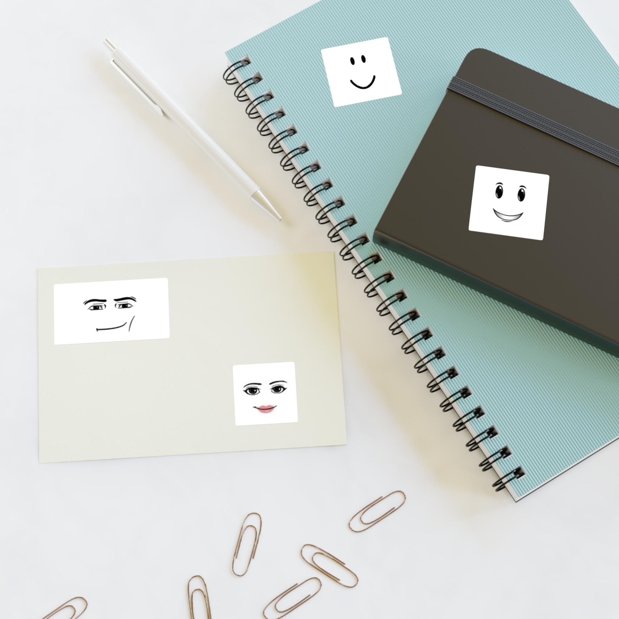 Roblox Faces Sticker Sheet - Etsy UK