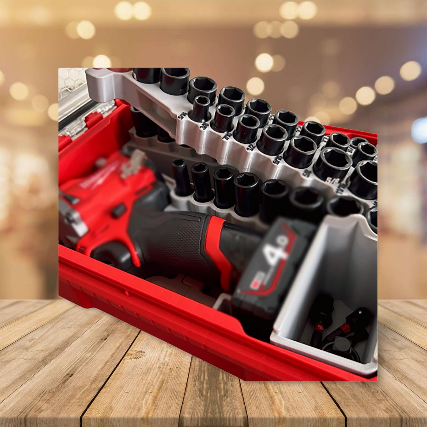 Milwaukee Packout M12 Stubby Impact Organizer | Compact Tool Holder for ...