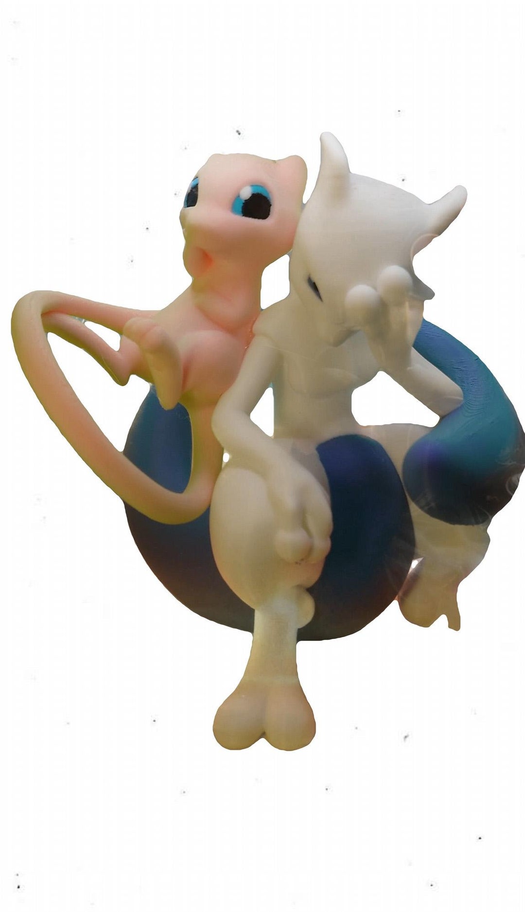 Mew and Mewtwo Duo Statue – Multiple Sizes & Finishes - Etsy