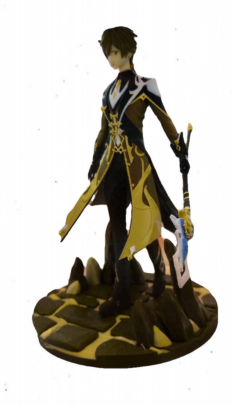Zhongli Genshin Impact Model Figure – Fully Colored or DIY Unpainted - Etsy