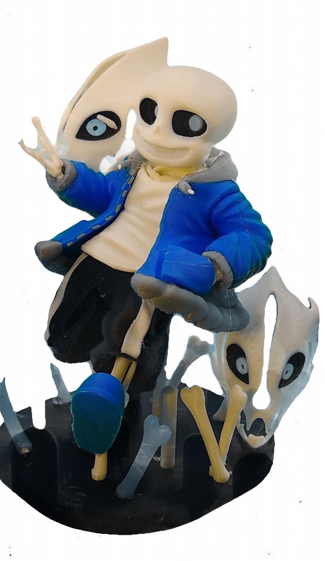Sans Skeleton Ghost Model Figure – Fully Colored or DIY Unpainted - Etsy