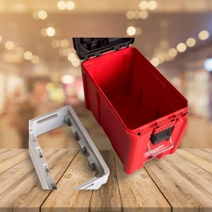Milwaukee Packout Compact Tool Box M18 Battery Rack | Custom Insert for ...