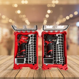 Milwaukee Packout M12 Stubby Impact Organizer | Compact Tool Holder for ...