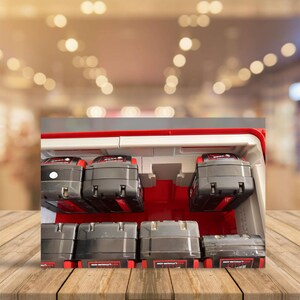 Milwaukee Packout Compact Tool Box M18 Battery Rack | Custom Insert for ...