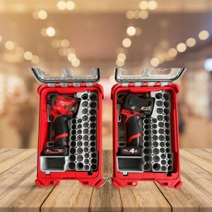 Milwaukee Packout M12 Stubby Impact Organizer | Compact Tool Holder for ...