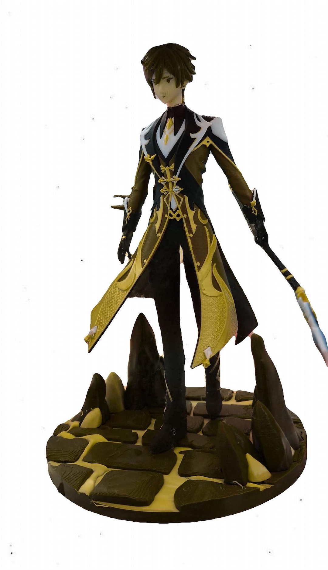 Zhongli Genshin Impact Model Figure – Fully Colored or DIY Unpainted - Etsy