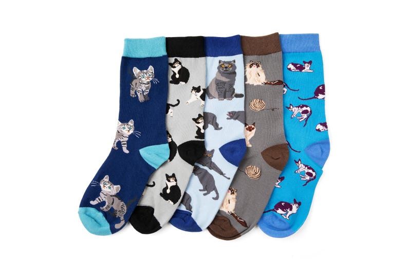 Novelty Cat Socks for Women/girls Sizes 6-10 - Etsy