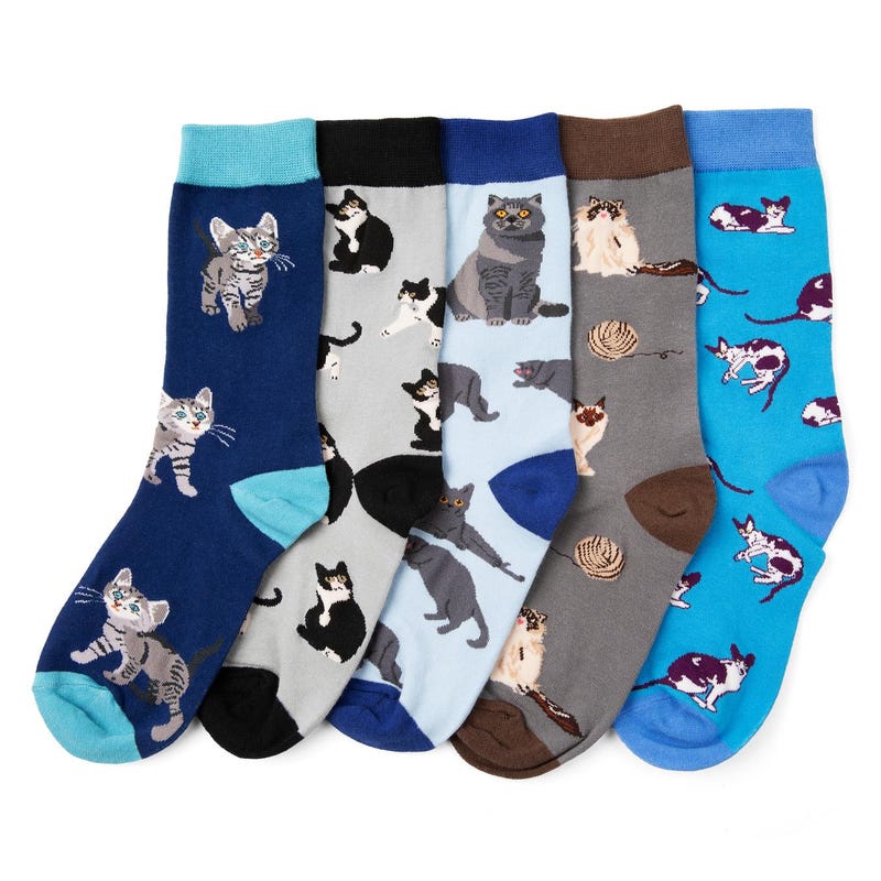 Cat Socks - Etsy