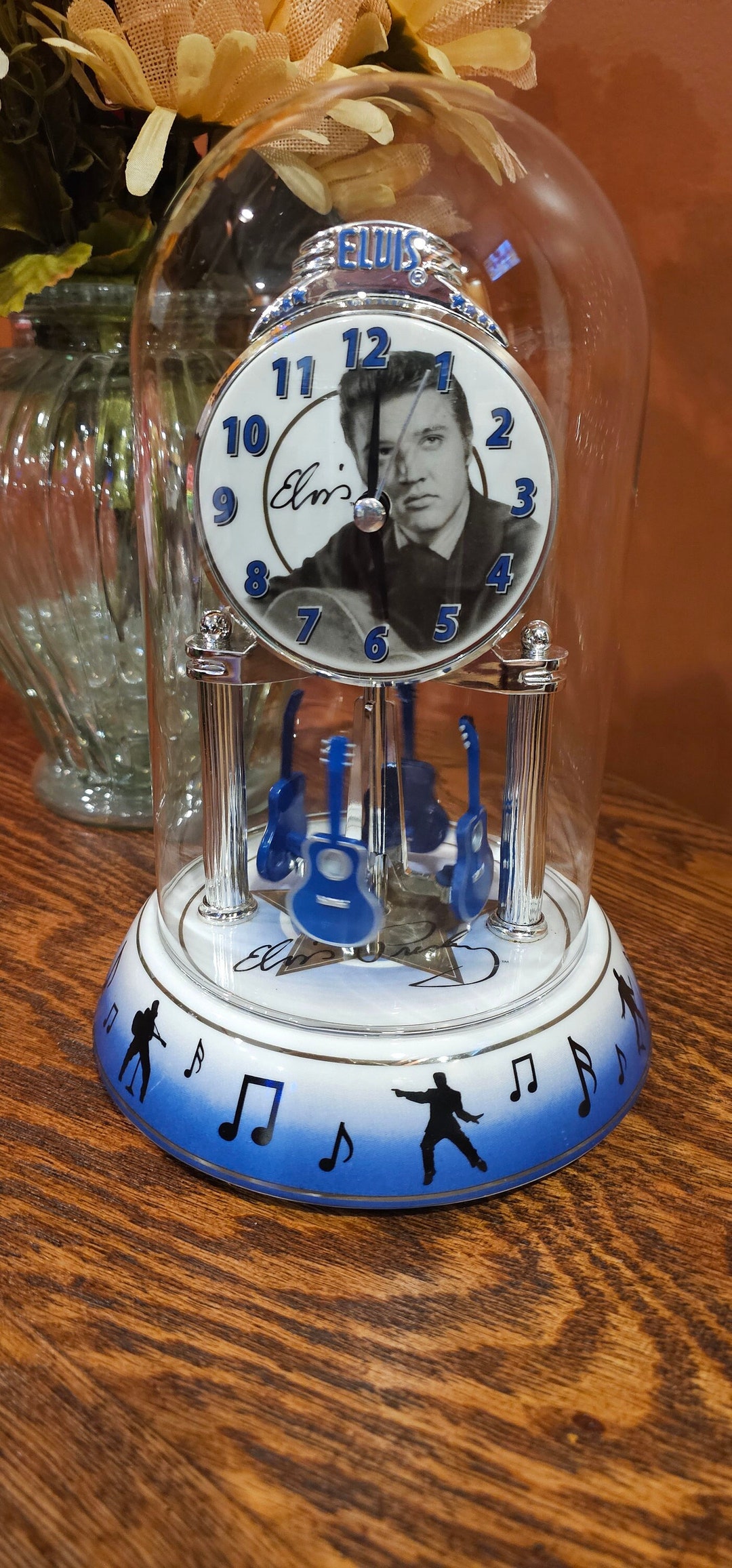 Elvis Presley Silver Anniversary Clock - Etsy