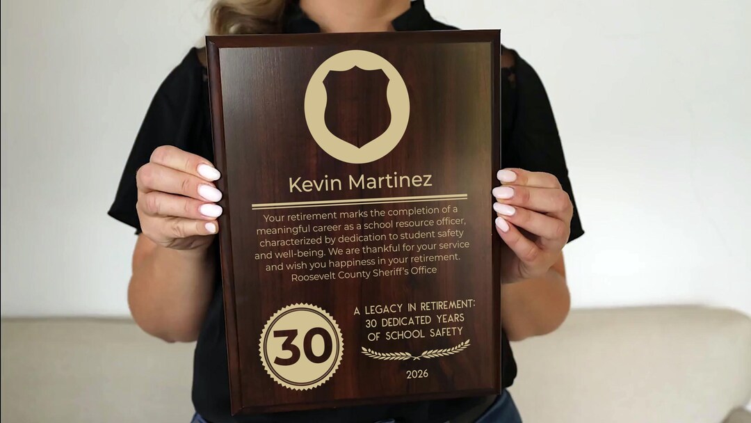 School Resource Officer Retirement Gift | Proof You Recognized the ...
