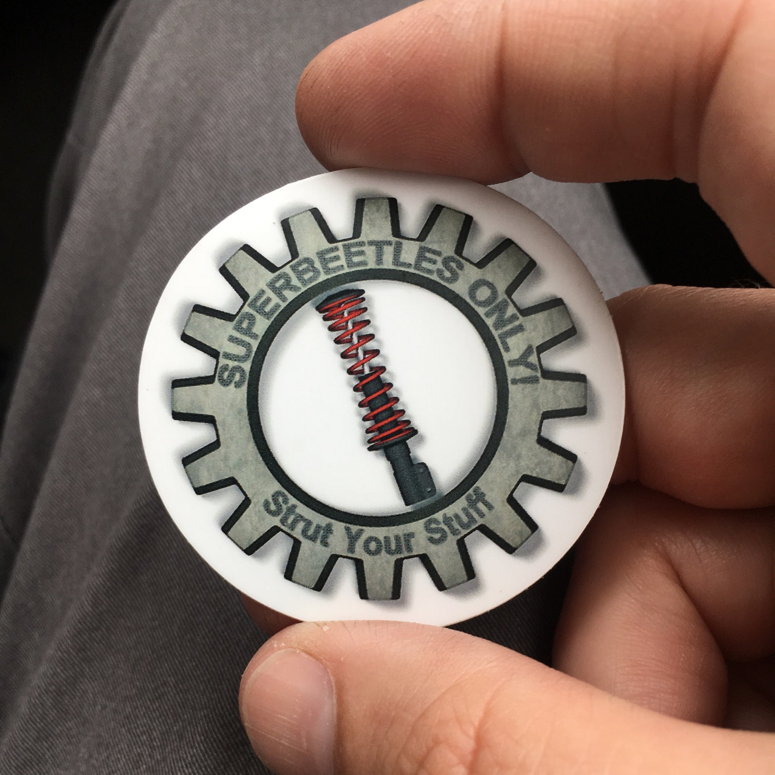 Super Beetles Only Cog Sticker - Etsy