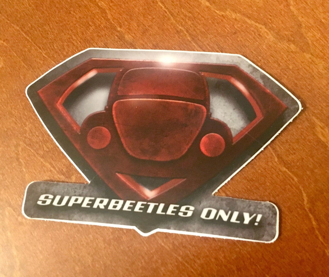 Super Beetles Only Super Bug Sticker - Etsy